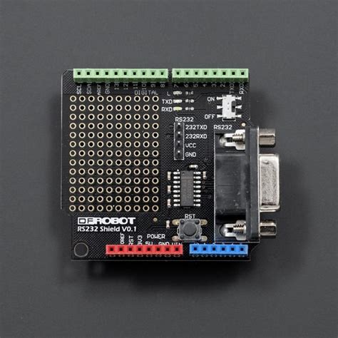 Rs232 Shield For Arduino Kd Robot Kit