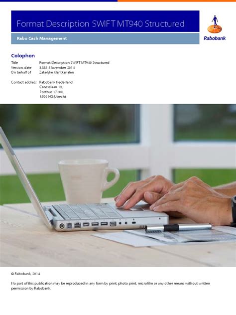 Format Description Swift Mt940 Structured En Pdf Debits And Credits Debit Card