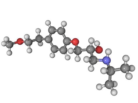 Metoprolol Beta Blocker Drug Molecule Photograph By Laguna Design Fine Art America