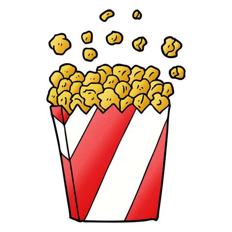 Palomitas De Dibujos Animados Imágenes De Stock De Arte Vectorial
