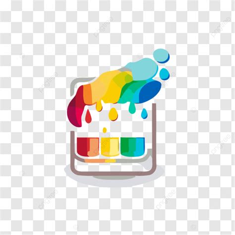 페인트 팔레트 아이콘이 있는 다채로운 페인트 방울 벡터 흰색 배경에 있는 단순한 색상의 맛 아이콘 그림자 없음 작은 프레임