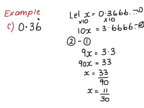 Repeating Decimal To Fraction Worksheet Proworksheet