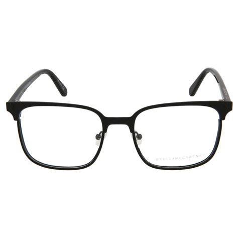 Stella Mc Cartney Square Metal Optical Glasses Black Ref366184 Joli