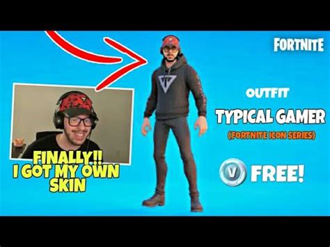 Typical Gamer Got His Own Skin In Fortnite Fortnite Icon Series