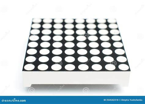 8x8 Led Matrix Led Matrix Composition On Isolated White Background 8x8 Led Matrix Led Matrix Composition On Isolated White Background