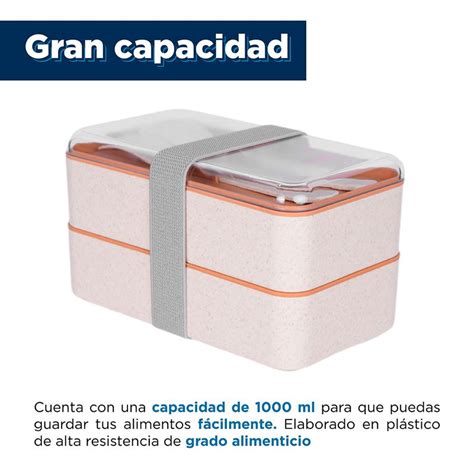Contenedor De Paja De Doble Capa Blanco Crema Miniso