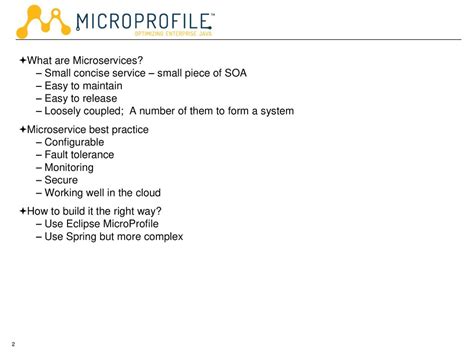 build resilient java microservices with eclipse microprofile ppt download