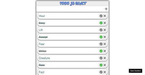 React Hook Form Huge Todolist Forked Codesandbox