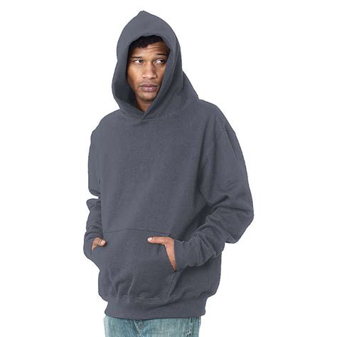 Bayside Super Heavy 16 Oz Oversized Hooded Pullover Fleece