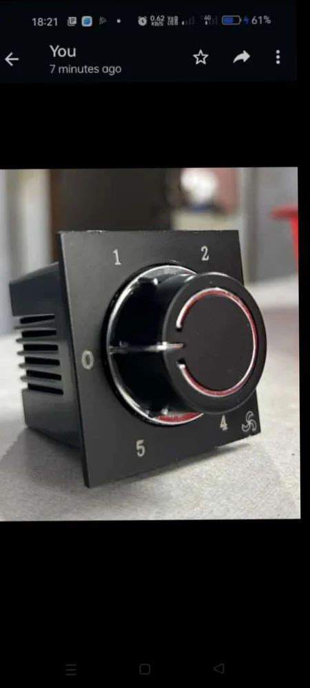 Modular Shoket Black Regulator 5 Step At Rs 60 In Rajkot Id 2853204321448