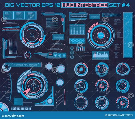 Abstract Future Concept Vector Futuristic Blue Virtual Graphic Touch