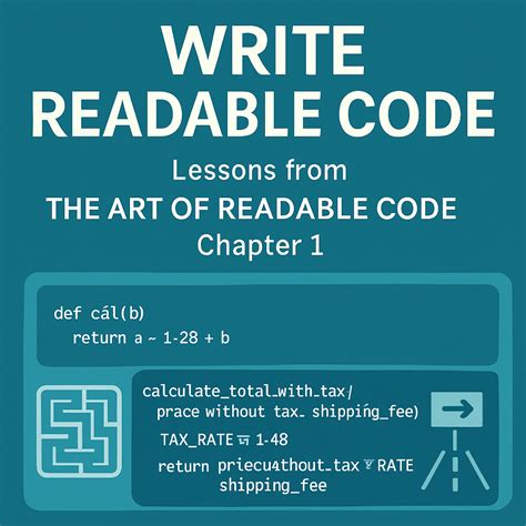 Write Readable Code — Lessons From The Art Of Readable Code Chapter 1