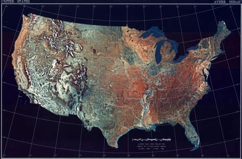 Topographic Map Of Usa Printable Map Of Usa