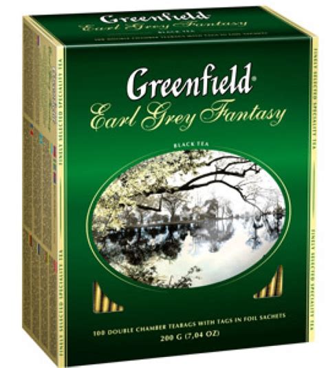 Чай Greenfield Earl Grey Fantasy 100х2г (черный) - Чай - Доставка ...