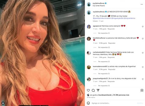 El Enigmático Posteo De Fátima Florez Con Fotos Provocativas Lo Mejor