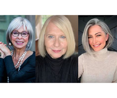 31 Stunning Bob Haircuts For Women Over 70 Fabbon