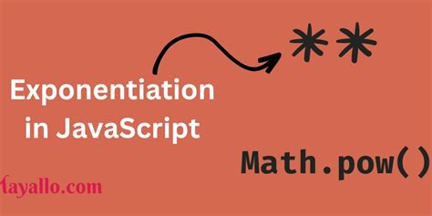 Exponentiation In Javascript A Beginners Guide Dev Community