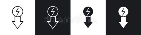 Low Electricity Consumption Icon Stock Illustration Illustration Of Electricity Consumption