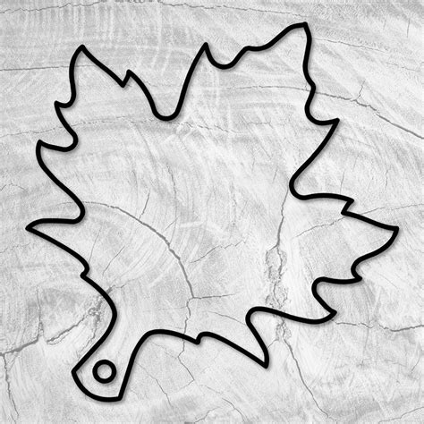 1375x1175 Small Maple Leaf Cheese Board Acrylic Router Template
