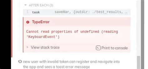 Cypress Typeerror Cannot Read Property Keyboardevent Of Undefined Cypress Version