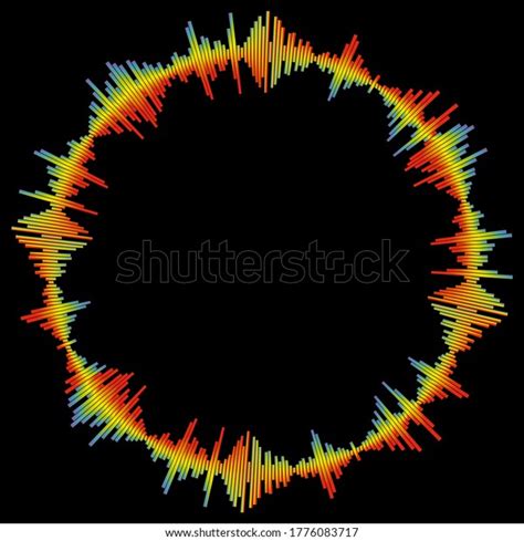 스펙트럼 음악 웨이브 배경 현대 펄스 스톡 일러스트 1776083717 Shutterstock