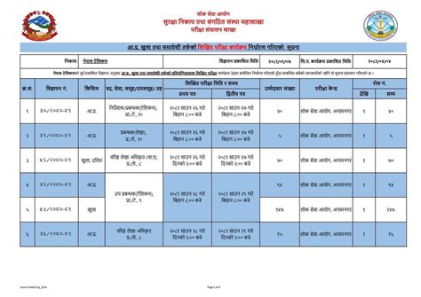 Ntc Exam Routine 2081 Nepal Telecom Loksewa Exam Routine 2081 Ntc Exam Routine And Exam