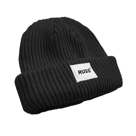 Russ Beanie Bavis Hitam Russ And Co