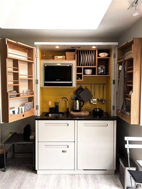 Hive Mini Kitchenette Midcentury Kitchen Cheshire By Culshaw Kitchen Makers Houzz