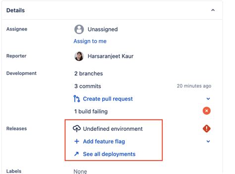 Jira Github Integration Custom Environment Names Does Not Show Up In Releases Panel And