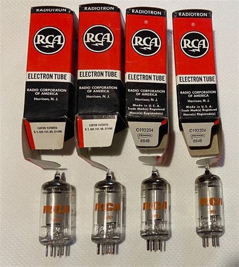 Vacuum Tube Elektronka Izhodna Pentode Rca 6ak6 A4361 Cv1762