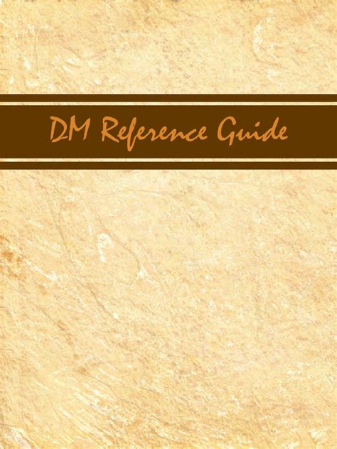 dm reference guide pdf