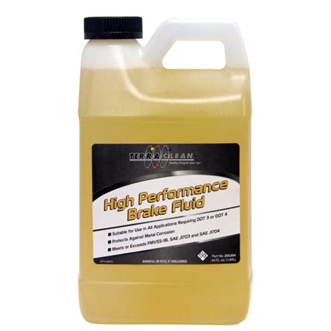 High Performance Brake Fluid Part 205204 Terraclean
