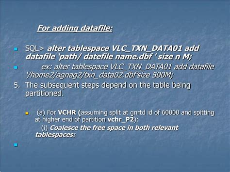 Ppt Data Archival Using Partitioning And Partition Maintenance