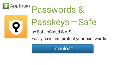 Passwords And Passkeys－safe For Android Free App Download