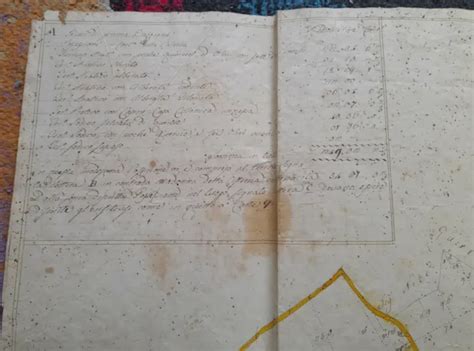 PIANTA MAPPA PLANIMETRIA In Scala Terreno Agricolo Casa Colonica Tolentino 1861 EUR 100 00