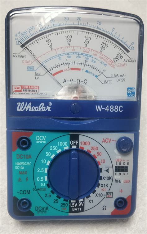 Wheeler Analog Multimeter Tester W Capacitance Linear Lazada Ph