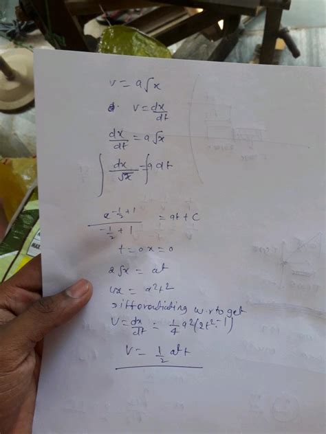 example 3 17 the velocity of particle moving in the positive direction