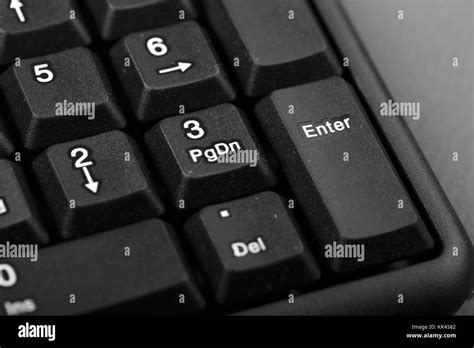 Button Enter On The Keyboard Close Up Top View Stock Photo Alamy