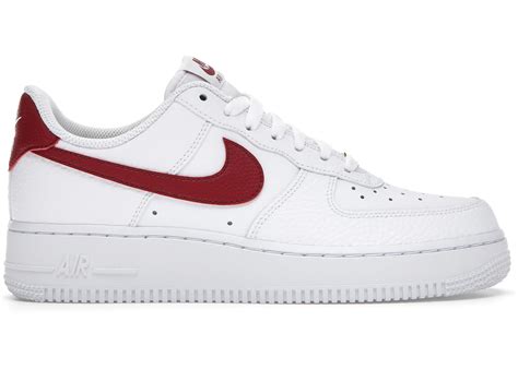 Nike Air Force 1 Low White Team Red Mens Cz0326 100 Us