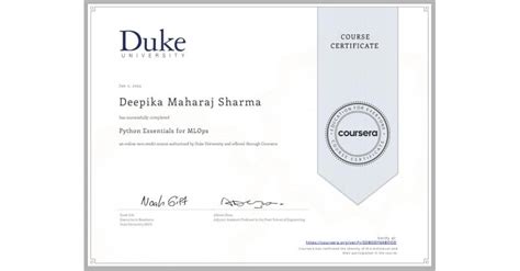 Im Happy To Share That Ive Obtained A New Certification Duke
