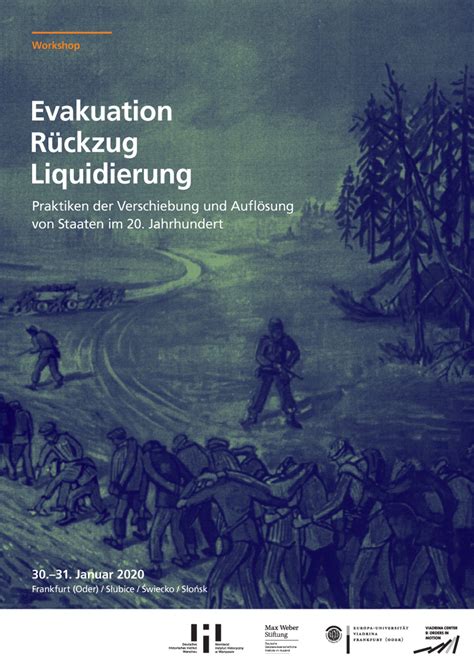Evakuation Rückzug Liquidierung Praktiken Der Verschiebung Und