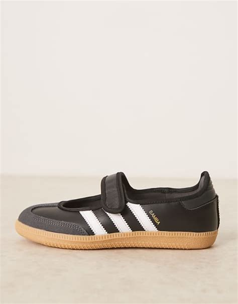 Adidas Originals Samba Mary Jane Sneakers In Black Asos