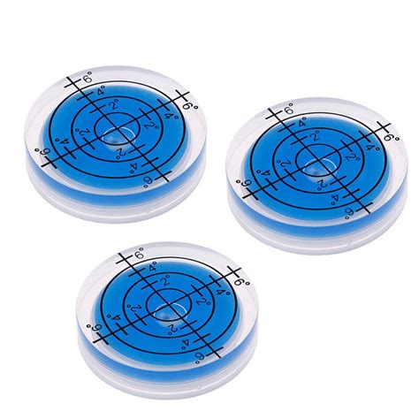 정밀 버블 레벨 원형 측정 미터 32mm 스피릿 버블도 마크 표면 레벨 원형 측정 미터 3 개 측정 및 분석 장비