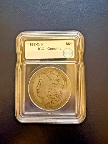 1882 O Over S Morgan Silver Dollar Icg Graded Vam 4 Ebay