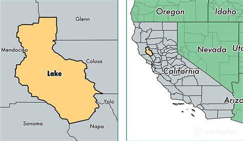 Lake County Ca Map Color 2018
