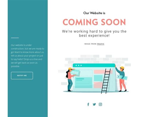 New Website Is Coming Html Code Example By Nicepage