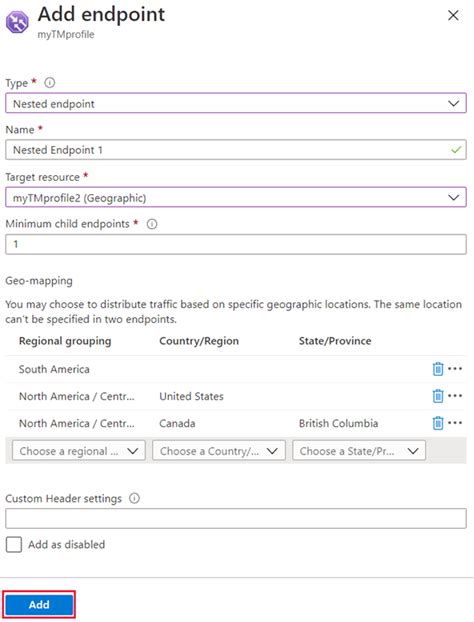 Tutorial Configure Geographic Traffic Routing With Azure Traffic