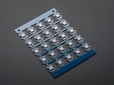 Breadboard Friendly RGB Smart NeoPixel Sheet Of 25 Arduino Led Arduino Diy Electronics