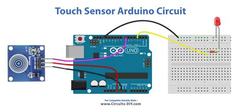 Touch Sensor Toggle Led Arduino Tutorial