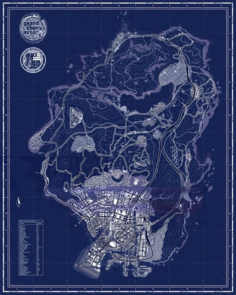 Gta 5 Los Santos Map